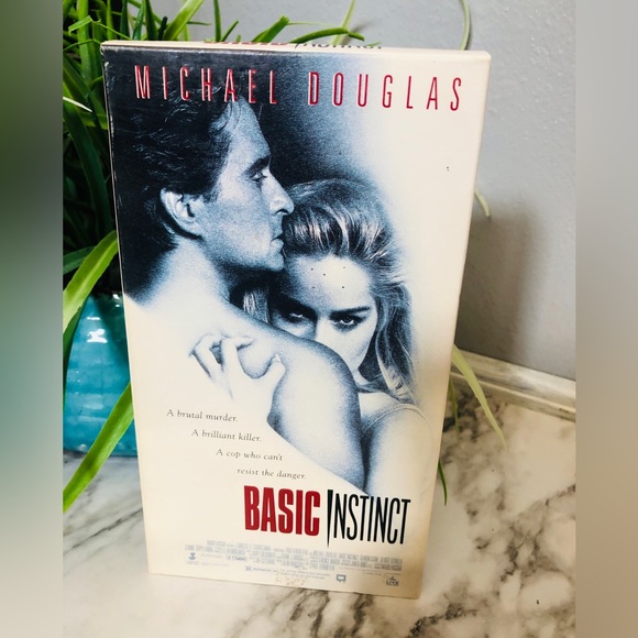 carolco home video | Media | Basic Instinct Vhs 992 Michael Douglas Sharon Stone | Poshmark